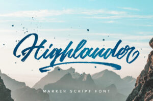 【全て無料】ペンキやインク・水彩ブラシで描いたような『筆記体フォント素材』をまとめて紹介!!