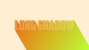 【After Effects】オブジェクトやテキストに長い影を簡単に作ることができる無料プリセット『Long Shadow Preset』を ...