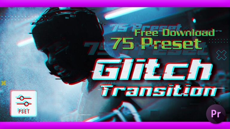 【Premiere Pro（プレミアプロ）】75種類のグリッチトランジションが無料で使える『Free 75 Glitch Transition ...